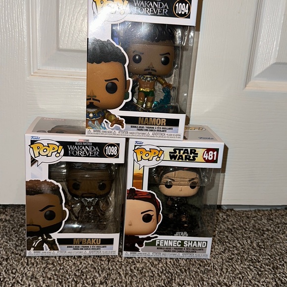 Other | Brand New Funko Pops Star Wars Black Panther | Poshmark